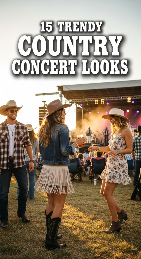 Trendy Country Concert Looks